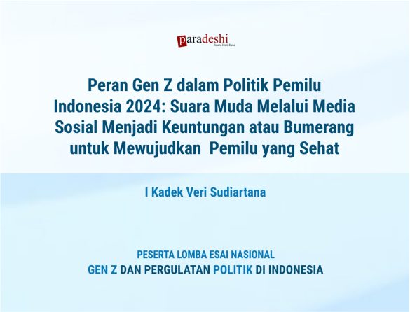 Peran Gen Z dalam Politik Pemilu Indonesia 2024: Suara Muda Melalui Media Sosial Menjadi ...